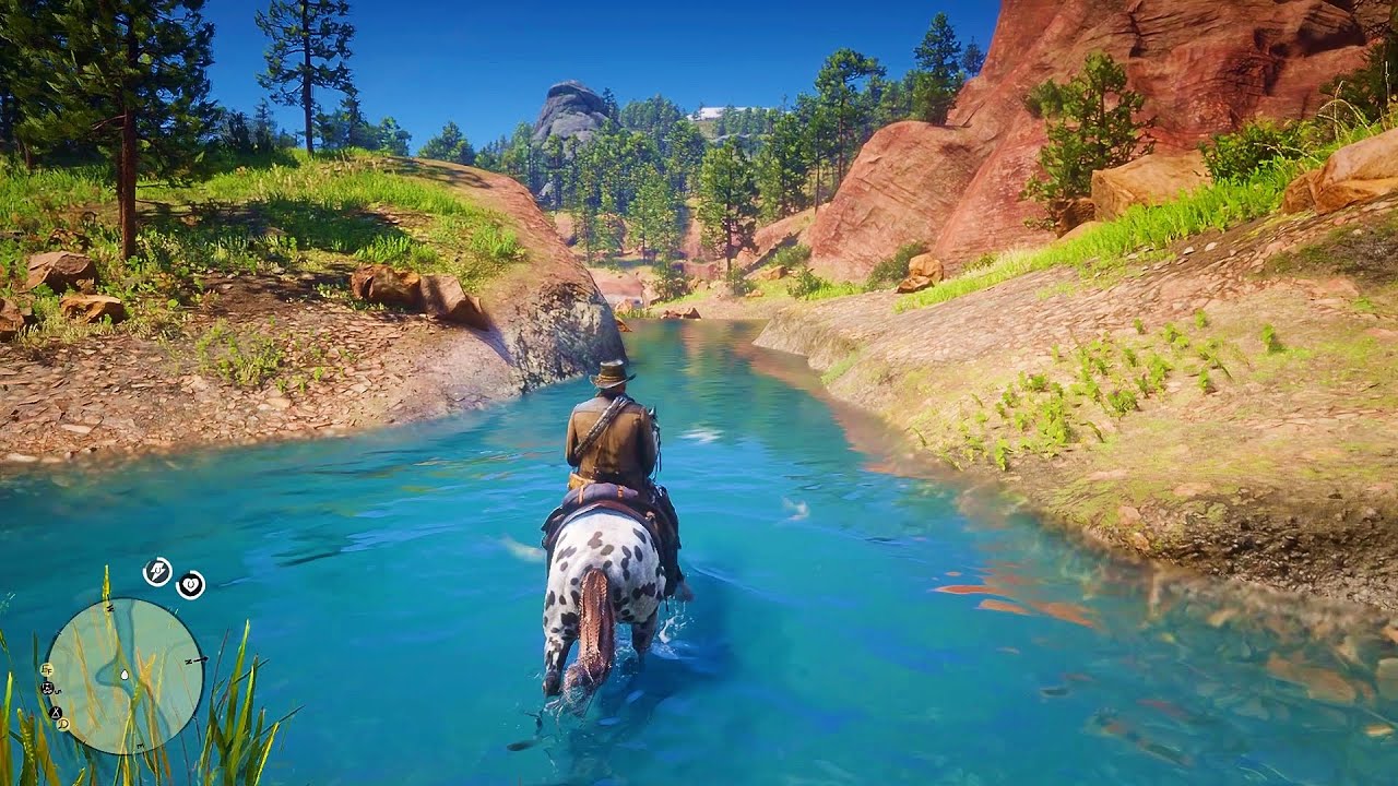 Rdr2 - Thay way this blue water looks is amazing - YouTube