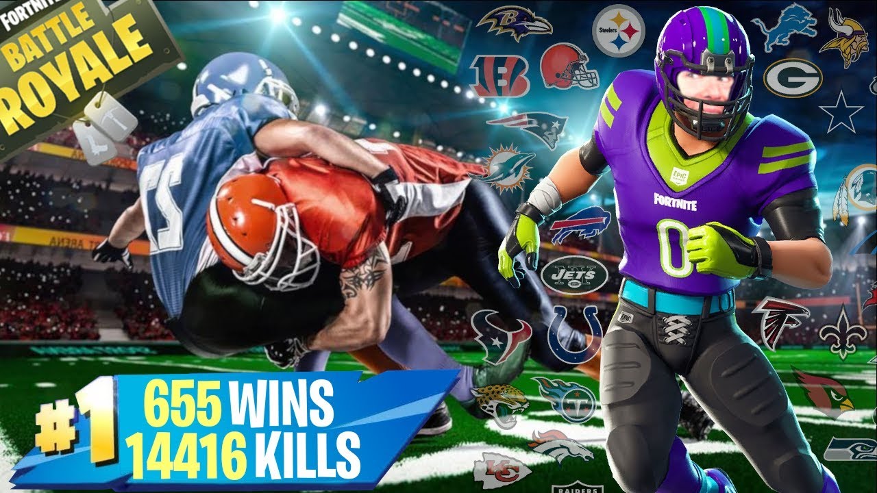🔴FORTNITE Lv.100 | SKIN NFL! NUOVO STILE AGGIUNTO! (JETS) | CODICE ...
