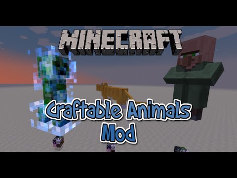 Craftable Animals 1.7 - Minecraft Mod Showcase - YouTube