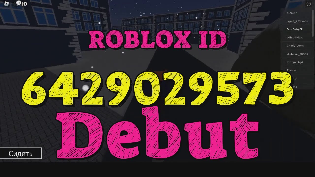 DEBUT Roblox Song Codes - YouTube