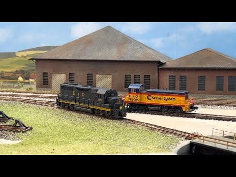Running out to Vauces to interchange with the C&O - YouTube