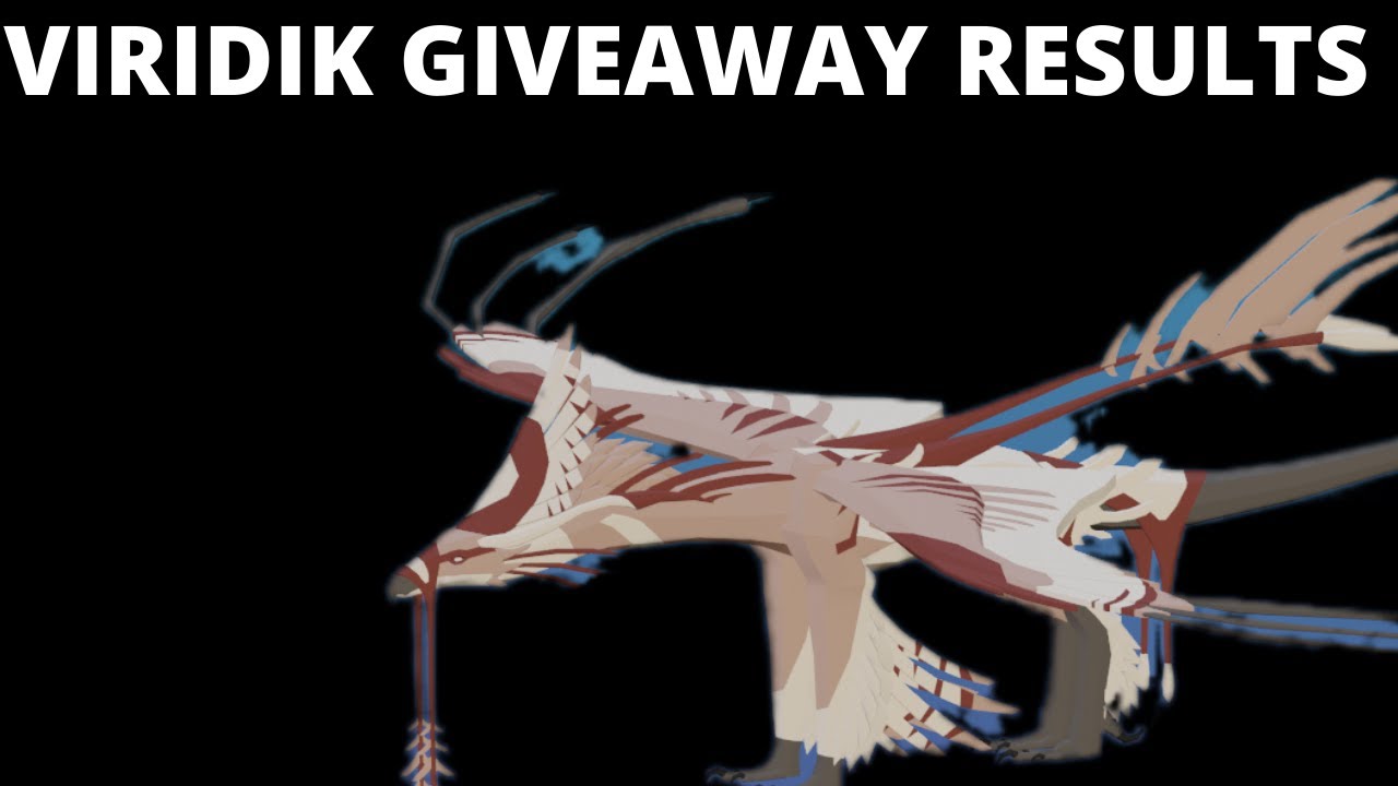 VIRIDIK GIVEAWAY WINNERS |:| 🦃 Dragon Adventures Roblox - YouTube