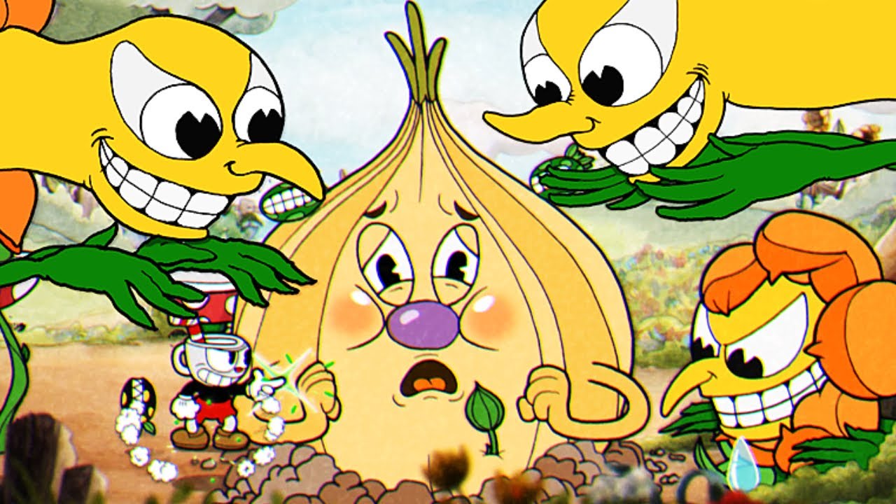 Cuphead - What If You Fight The Root Pack Bosses & Cagney Carnation ...