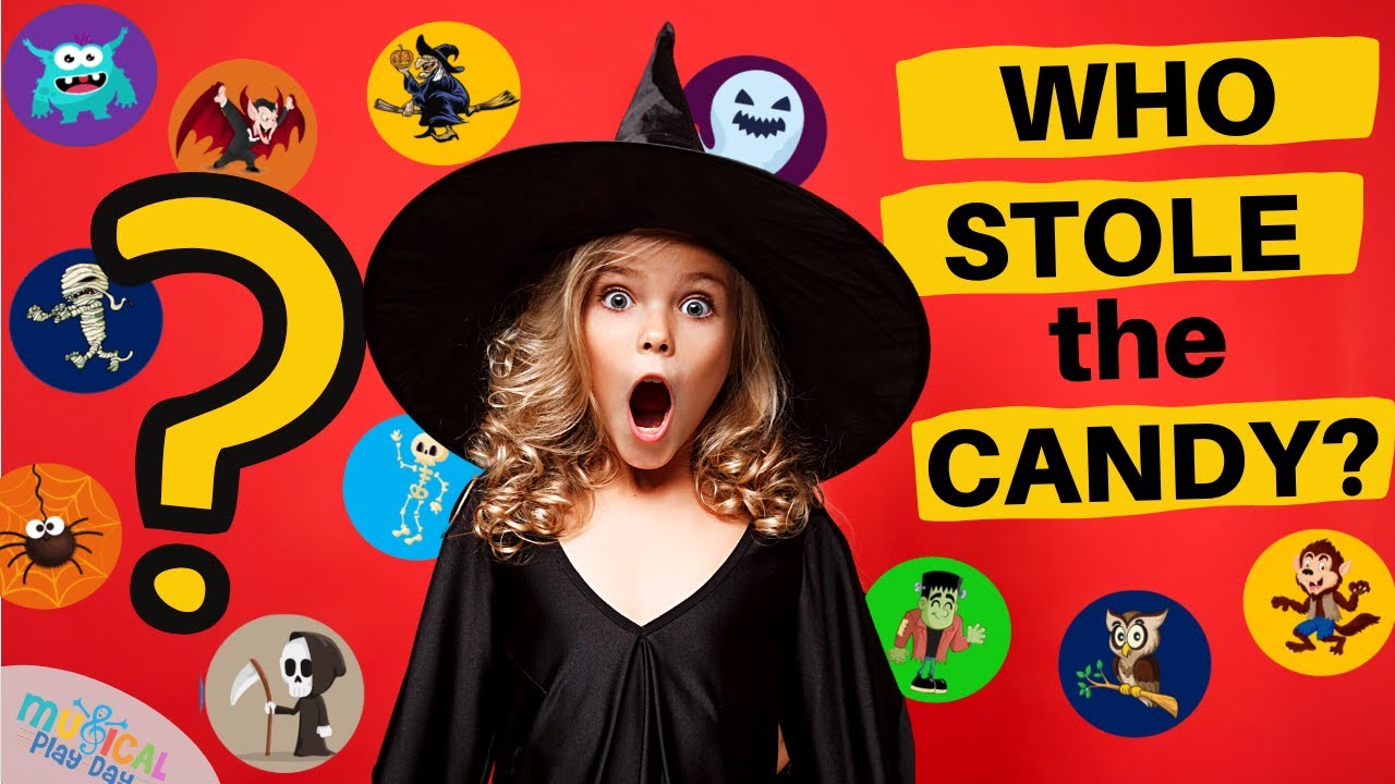 🎃🍭 Who Stole the Candy? | Hide and Seek - Sing and Play Kids Game ...