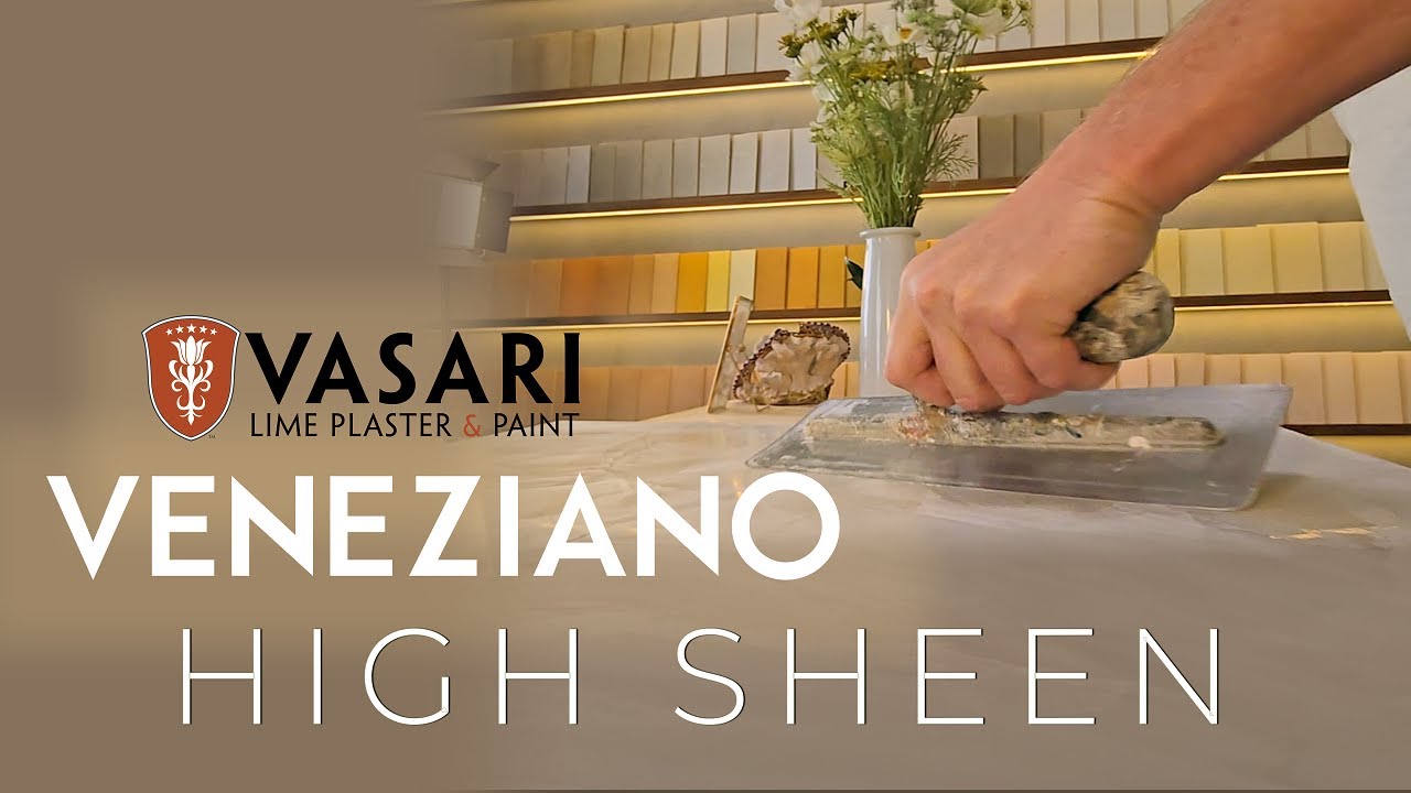 VASARI Veneziano plaster - How to burnish to a high sheen. - YouTube