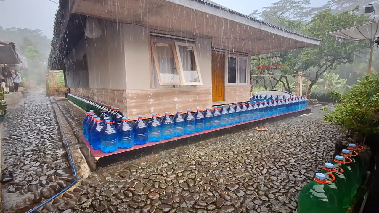 Suasana Subuh di Kampung terbersih dan bikin nyaman - YouTube