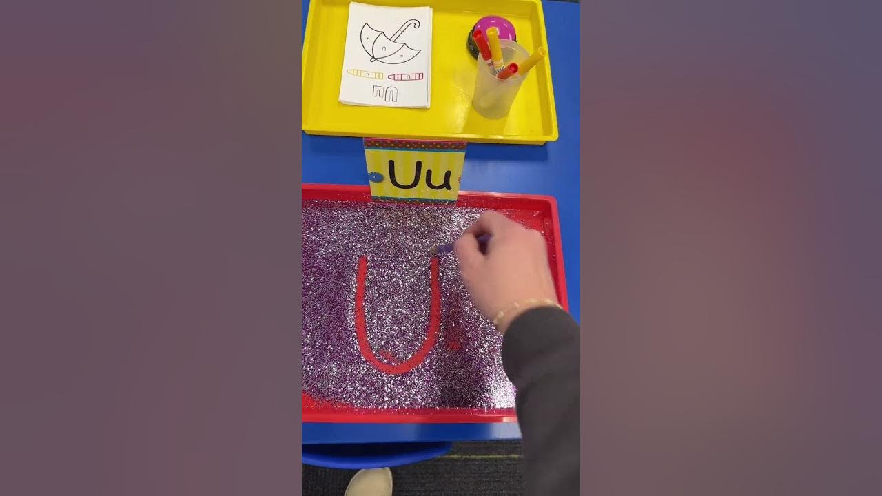 Check out my hands-on, multisensory Letter U table—this is a free ...
