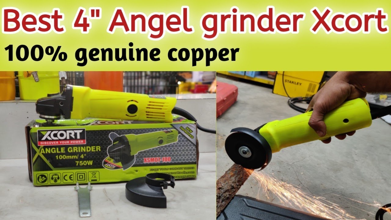 Xcort hand angle grinder 4"|Best hand angle grinder 100% copper winding ...
