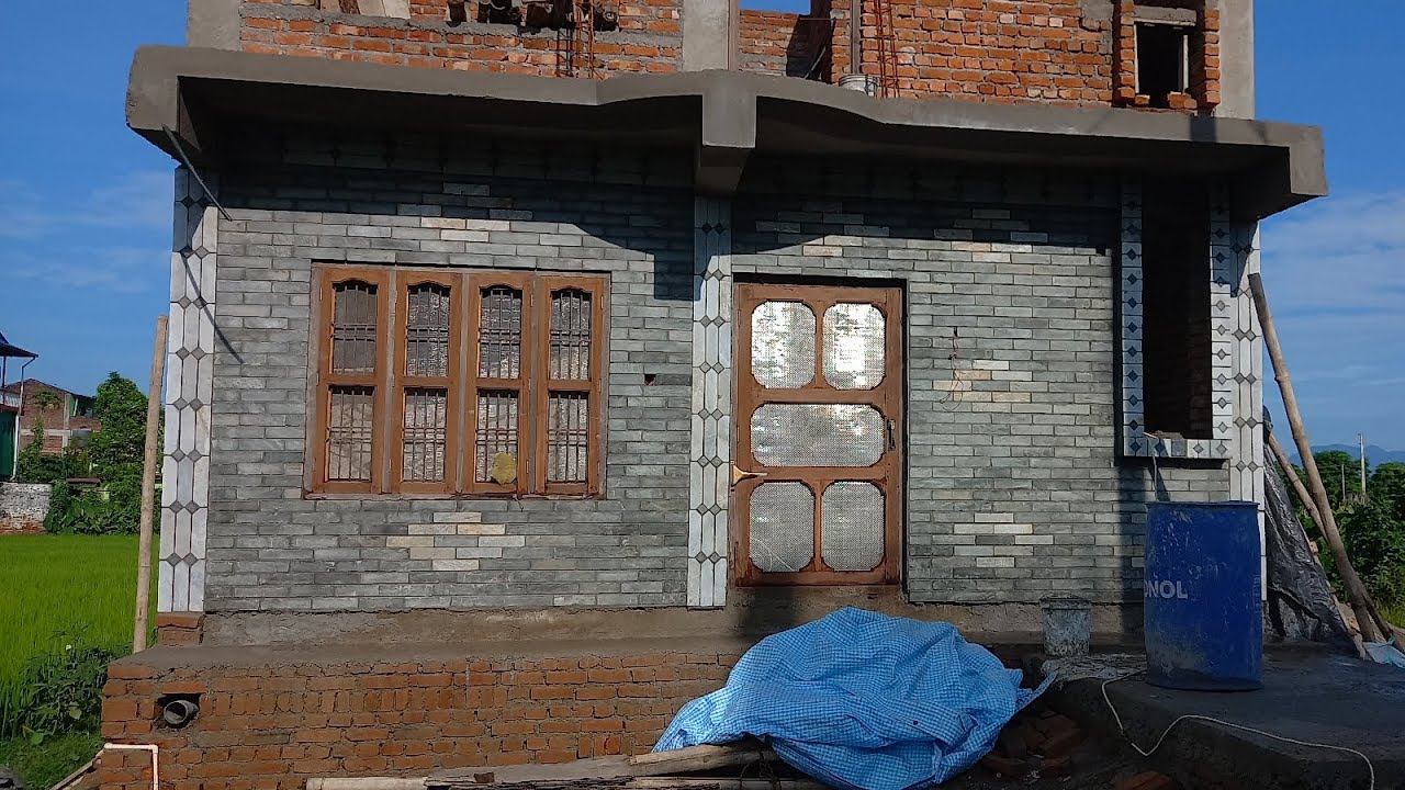 Nepali pokhreli stone work 2079/05/07 गते लगाएर सकिएको दमौली नेचुरल र ...