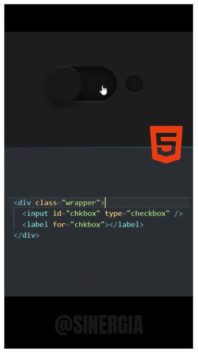 Interesante Casilla de Verificación (Checkbox) Utilizando HTML y CSS 🔥🔥 #shorts - YouTube