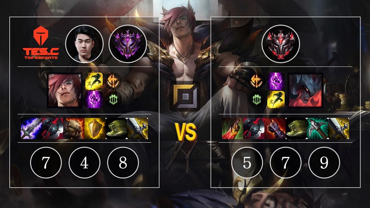 Tes Ak Sett Vs Aatrox Top Kr Master Patch 10 11 Youtube