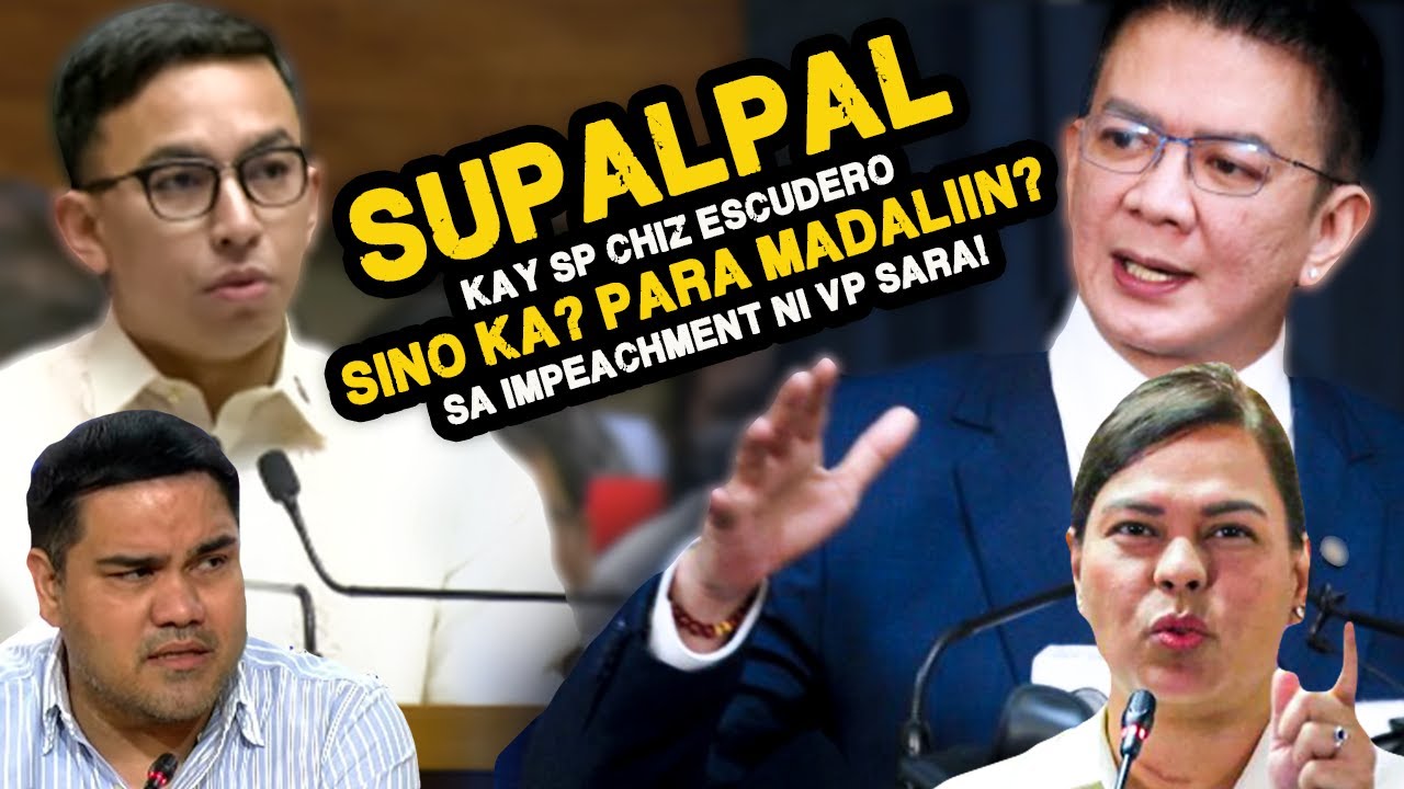 MGA TONGRESMAN SUPALPAL KAY SP CHIZ ESCUDERO! SA PAGMAMADALI NG ...
