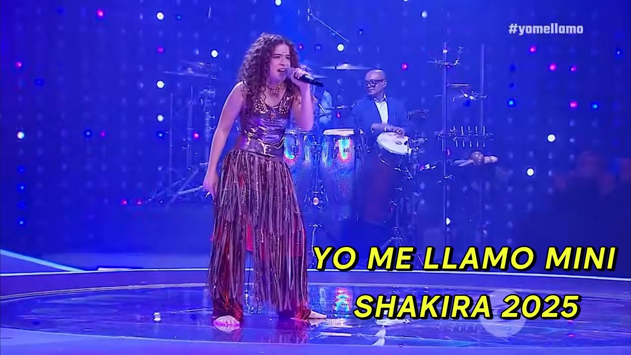Yo Me Llamo Mini Shakira 2025 | Canta “Suerte” Increíble Mini Imitadora ...