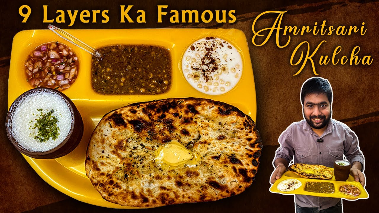 Amritsari Kulcha at Ambarsariya || Street Food India - YouTube