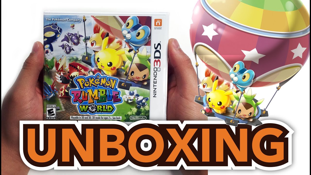 Pokémon Rumble World (Nintendo 3DS) Unboxing!! - YouTube