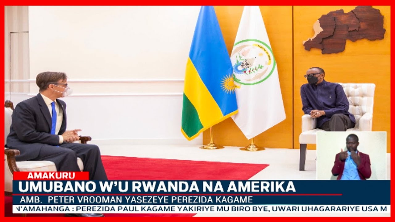 Amb Peter Vrooman yasezeye kuri Perezida KAGAME - YouTube