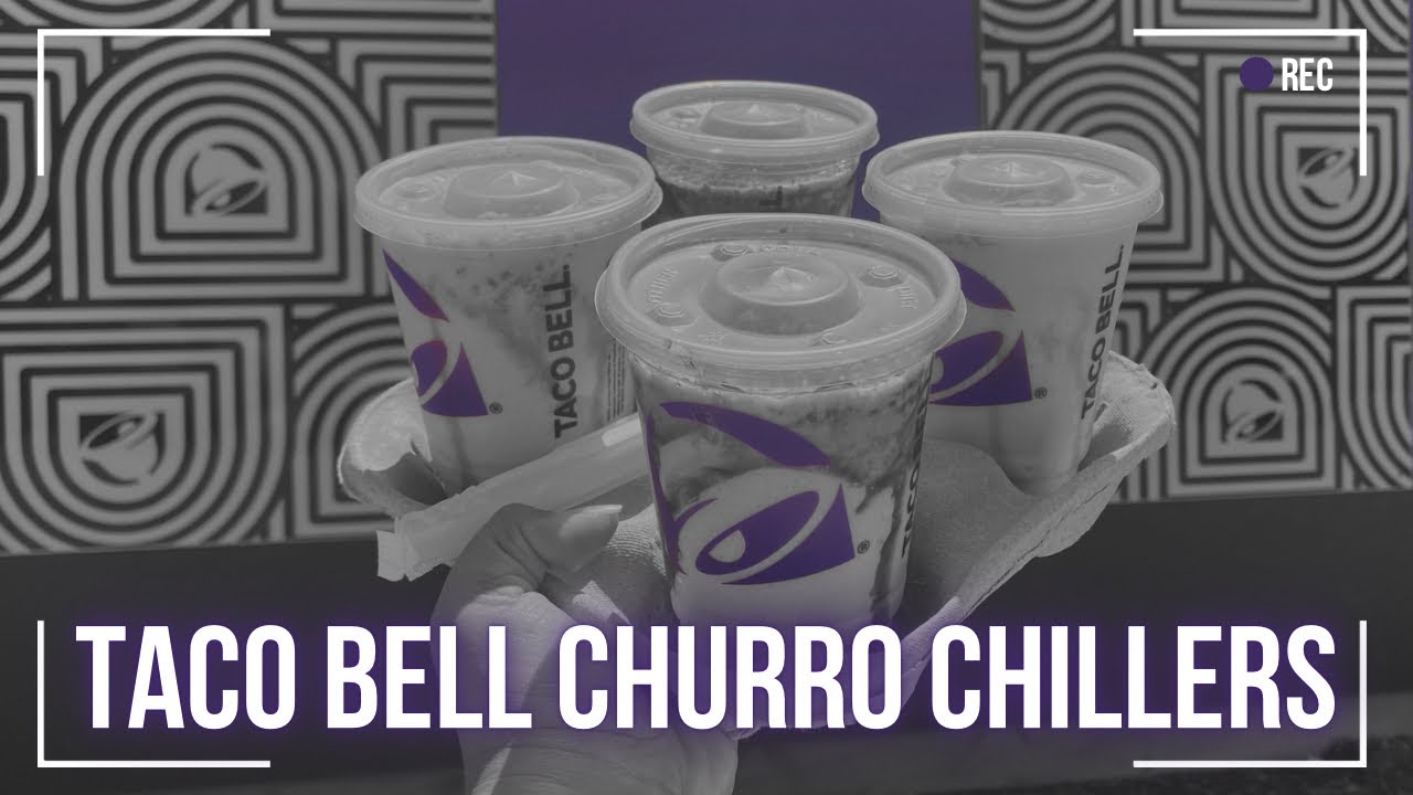 Trying Taco Bell’s Churro Chillers - YouTube