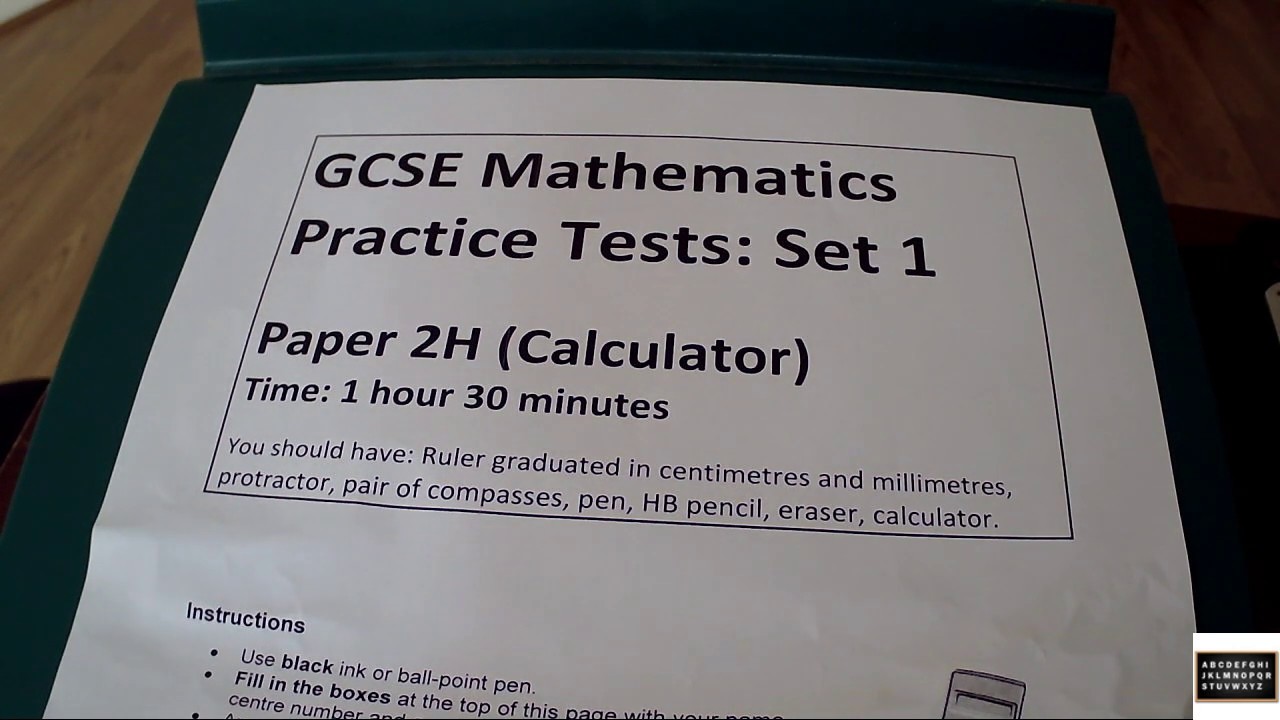 Practice Paper Series 1: Paper 2H - YouTube