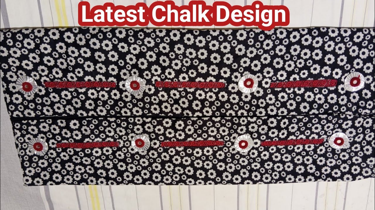 Outstanding Chalk Design with joint Lace & Mirrors||Stylish Chalk ...