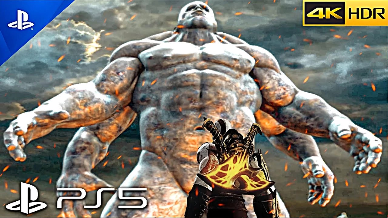 God of War 3 Remastered (PS5) - Kratos Vs. Cronos Boss Fight (4K 60FPS ...