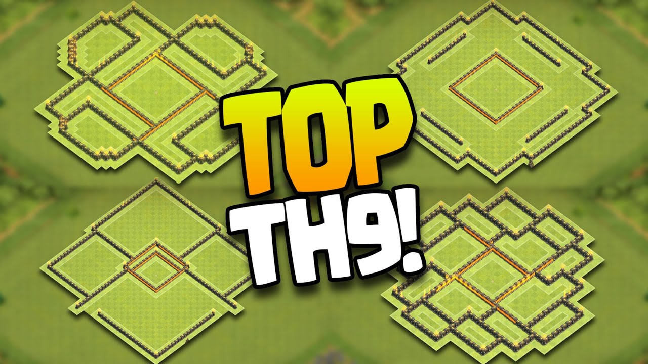 Clash Of Clans | TOP 4 TH9 TROPHY BASES 2016! "NEW UPDATE!" - CoC BEST ...