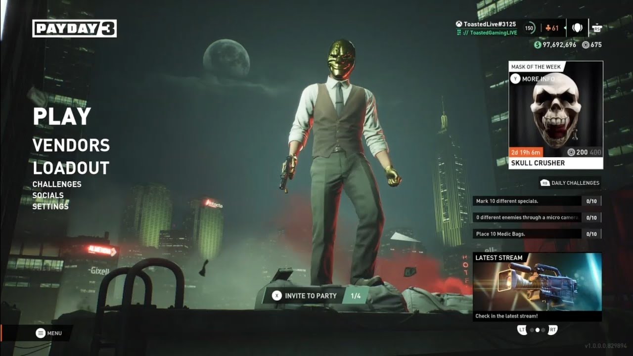 Payday 3 Xbox Overkill VOD2 - YouTube