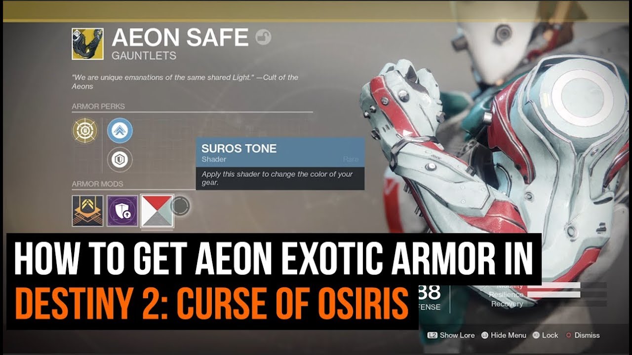 How To Get Aeon Exotic Armor in Destiny 2: Curse of Osiris - YouTube