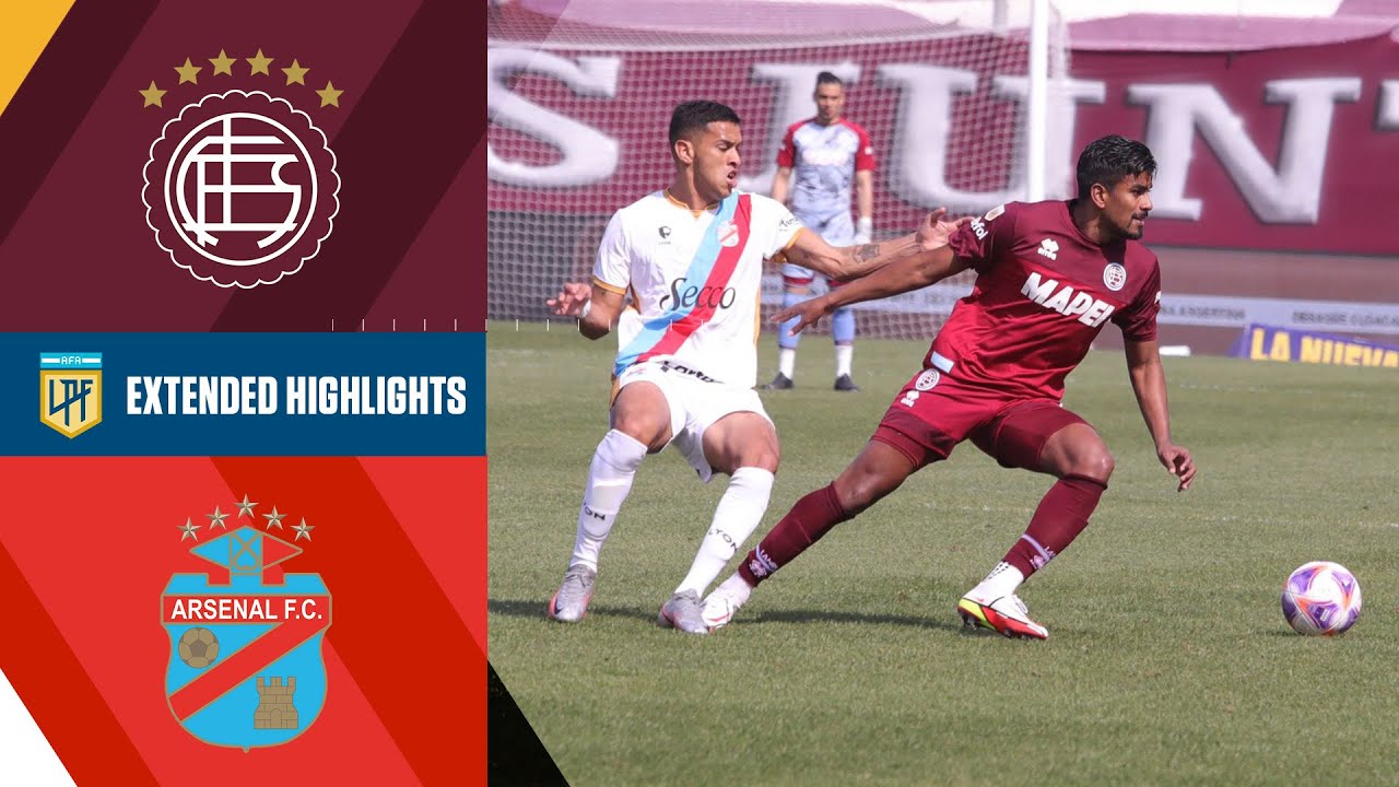 Lanús vs. Arsenal: Extended Highlights | Argentina LPF | CBS Sports ...