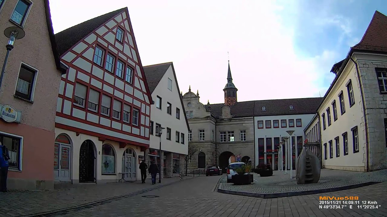 D: Markt Schnaittach. Landkreis Nürnberger Land. Ortsdurchfahrt ...