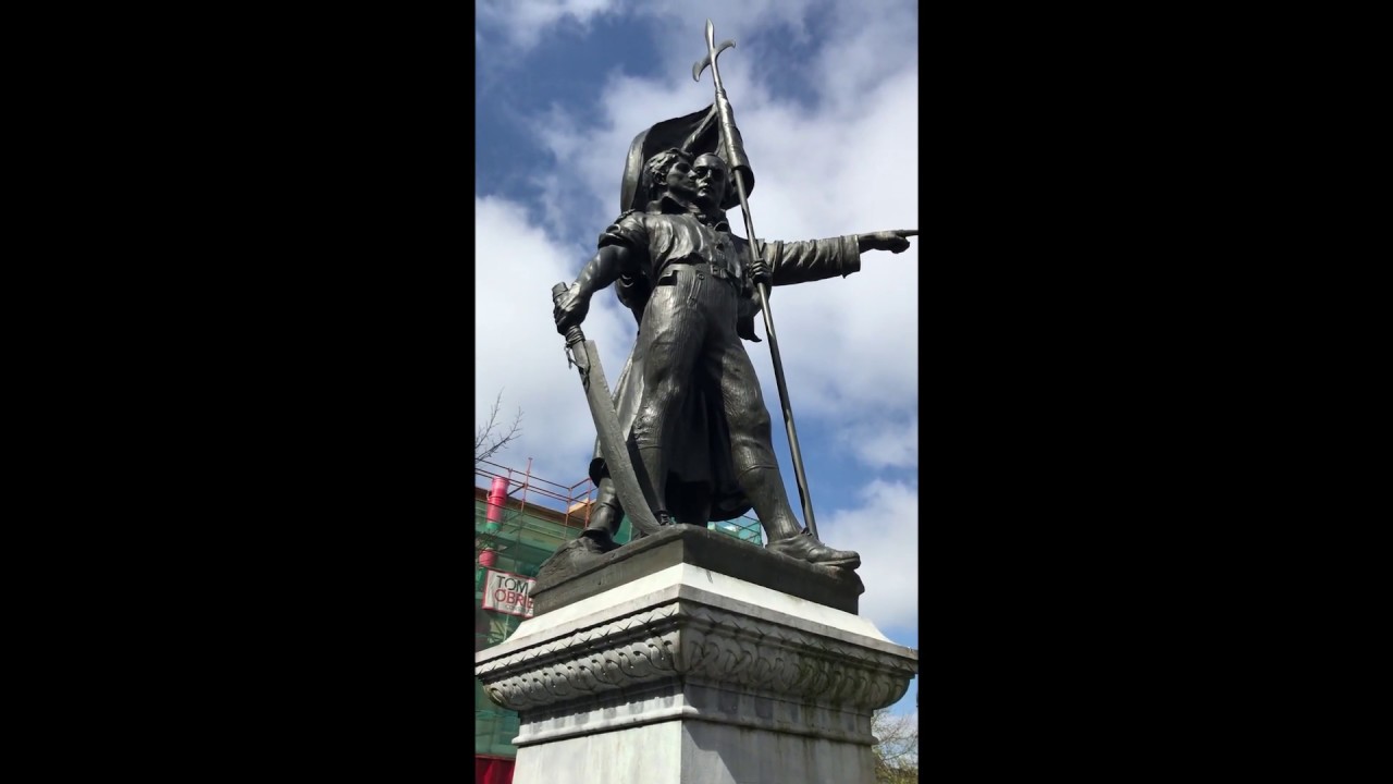 Niall Wall - Boolavogue Easter Monday 2020 in Enniscorthy - YouTube