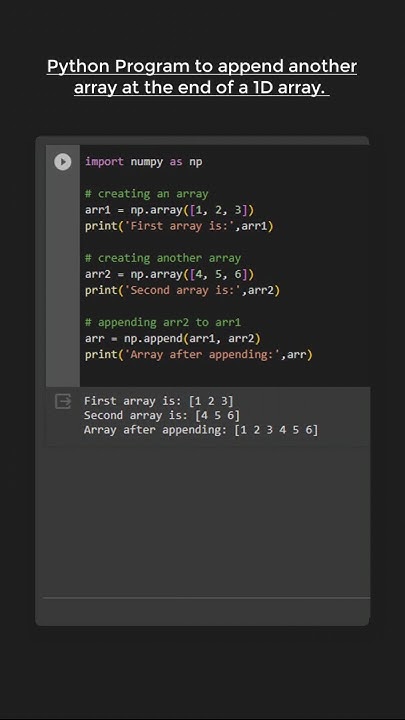 Playing Around Elements Of Array Using Numpy In Python 🆒😁 Youtube