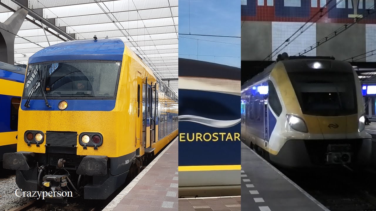 Transport NS SNG | Treinen in Rotterdam Nederland | Herfst - YouTube