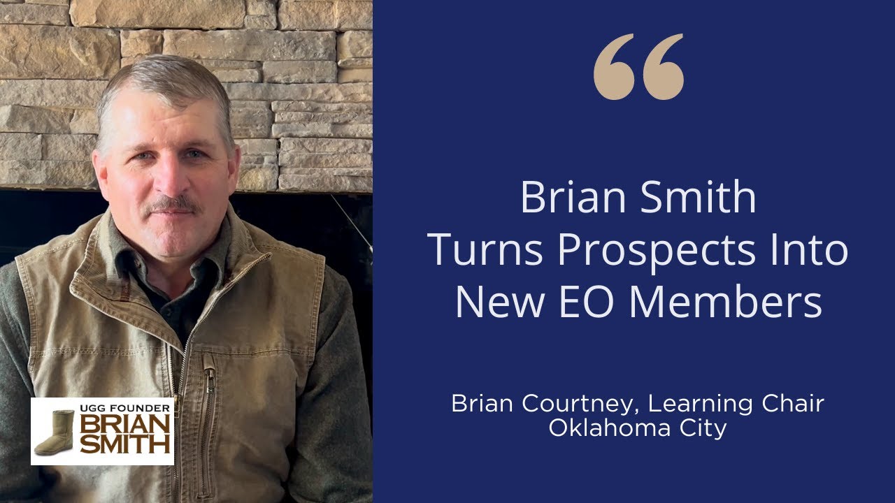 Brian Smith - UGG Founder, Draws New EO Members with Touching Keynote ...