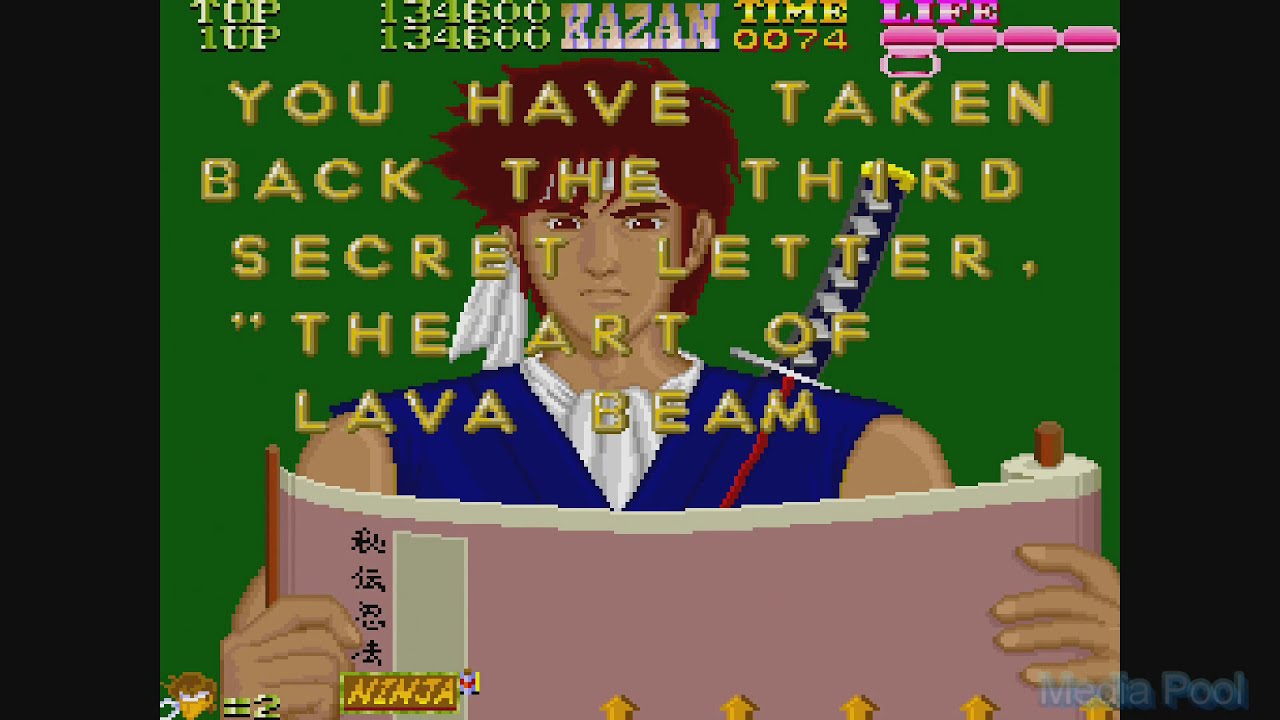 Ninja Kazan (Arcade) Playthrough longplay retro video game - YouTube