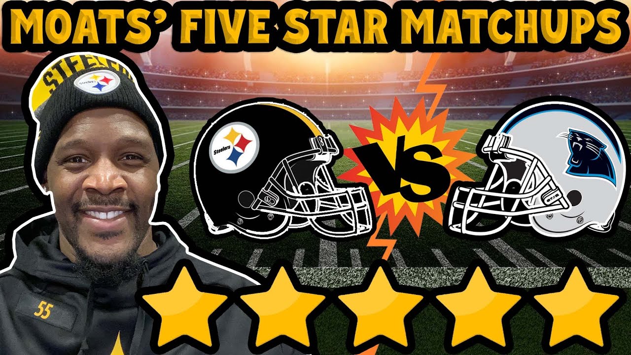 Arthur Moats 5 Star Matchups (Pittsburgh Steelers Vs Carolina Panthers ...