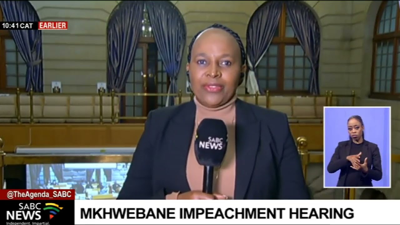 Advocate Busisiwe Mkhwebane's impeachment hearing continues - YouTube