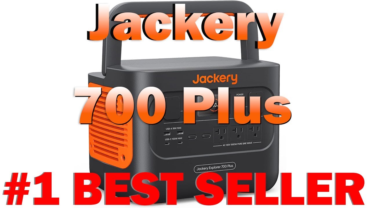 Jackery Explorer 700 Plus Portable Power Station 681Wh Solar Generator ...