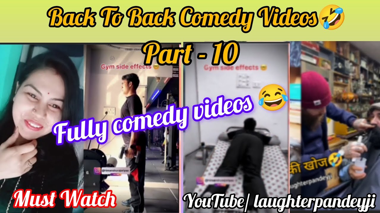Back to Back Comedy Videos 🤣 l jabarjast comedy😂l laughterpandeyji l ...