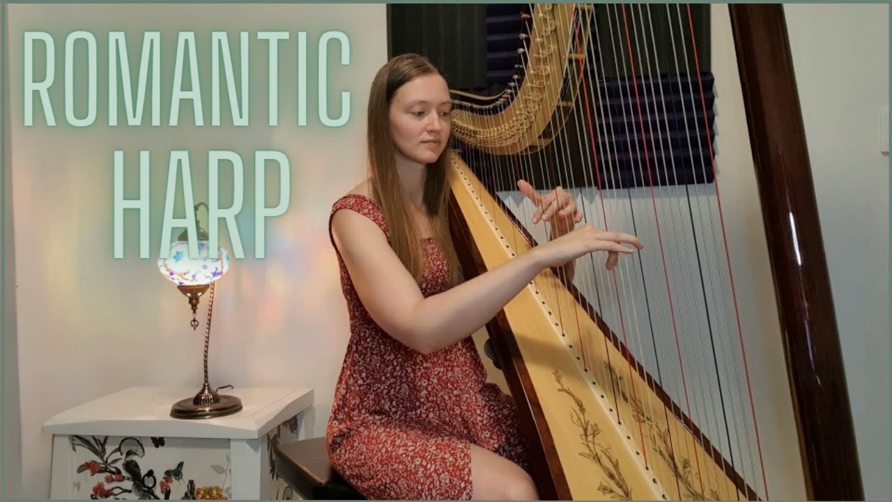 Romantic HARP solo: Melody in F - Anton Rubinstein arr. Salzedo - YouTube