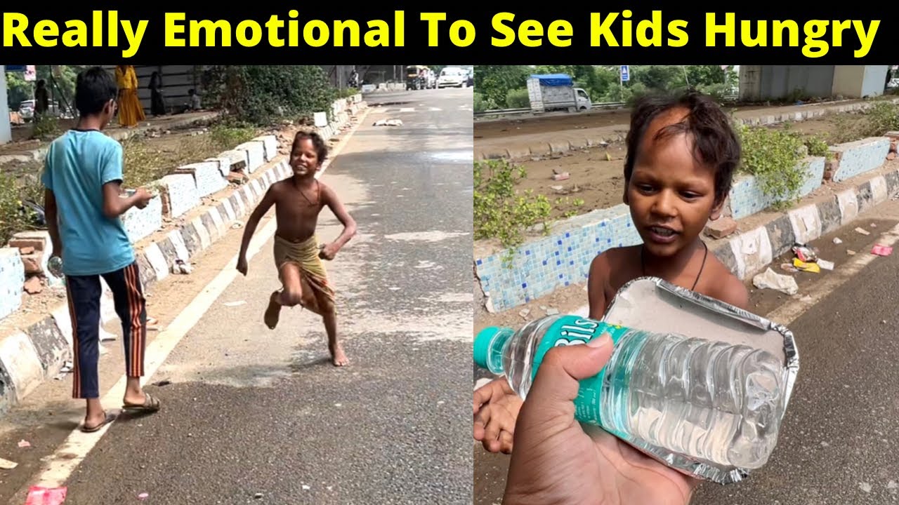 Homeless Kids Running For Food | Gave 10,000rs Surprise @sandeepbhatt ...