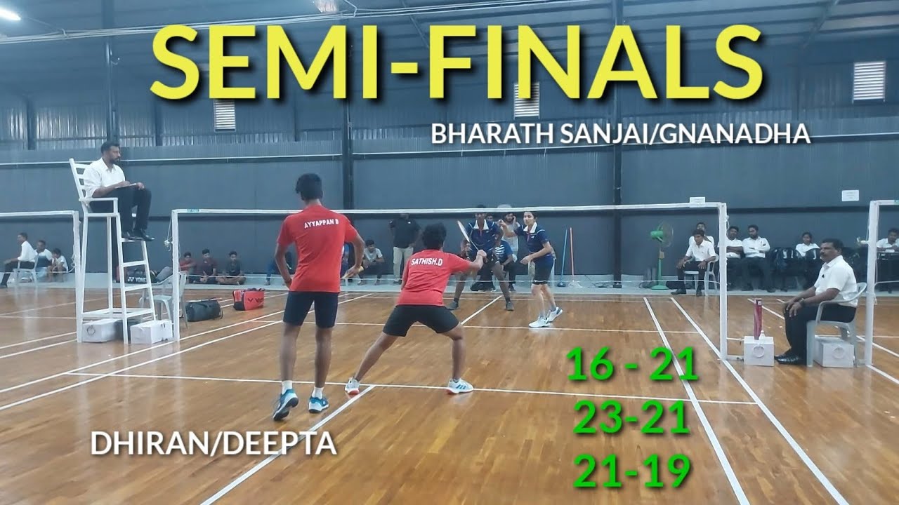 (SET-2) DHIRAN/DEEPTA vs BHARATH SANJAI/GNANADHA || TAMILNADU STATE U ...
