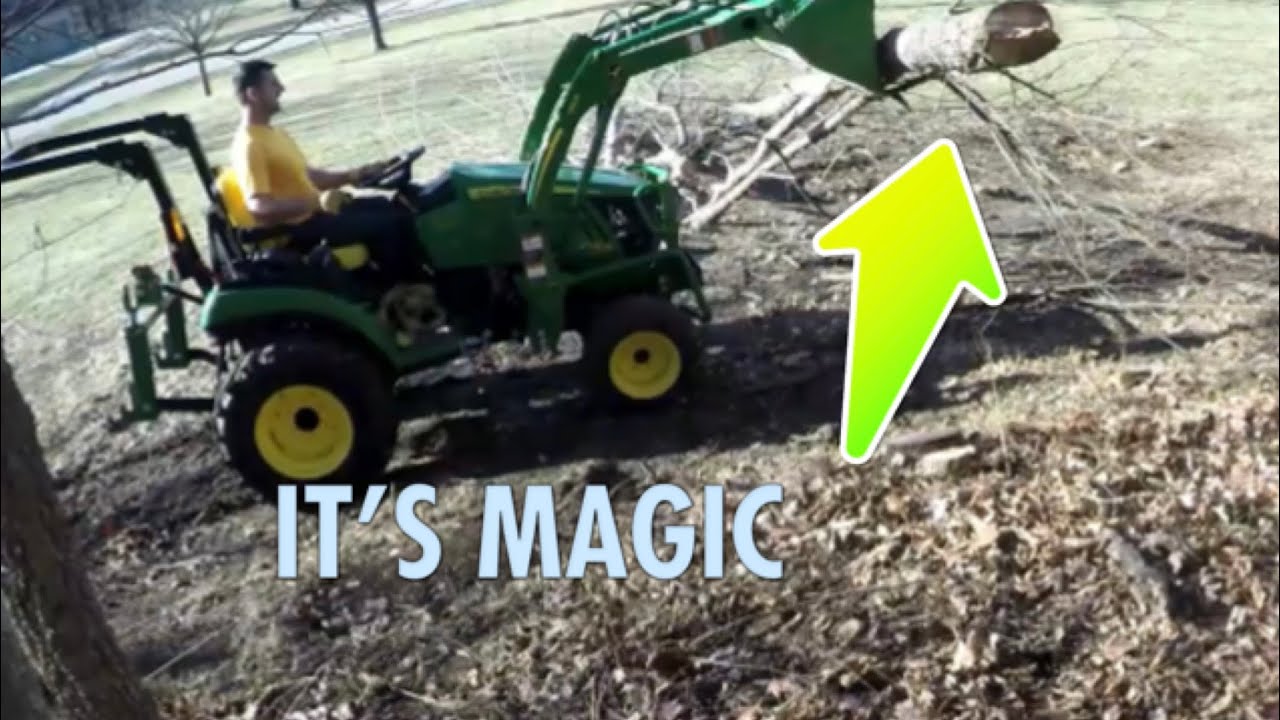 Bucket Bolt On Hooks Demo Review John Deere 2025r 120r Loader feat ...
