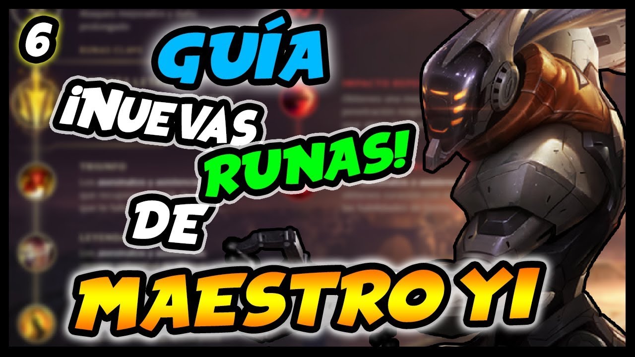 MAESTRO YI JUNGLA S8 | GUÍA NUEVAS RUNAS | Temporada 8 | Parche 7.24 ...