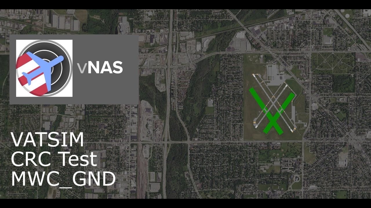 VATSIM MKE Madness | LIVE CRC TEST | MWC_GND 121.700 - YouTube
