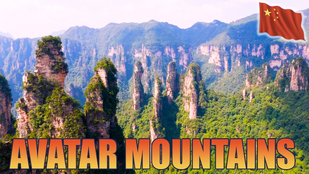 Flying through China's Amazing AVATAR Mountains - Zhangjiajie - YouTube