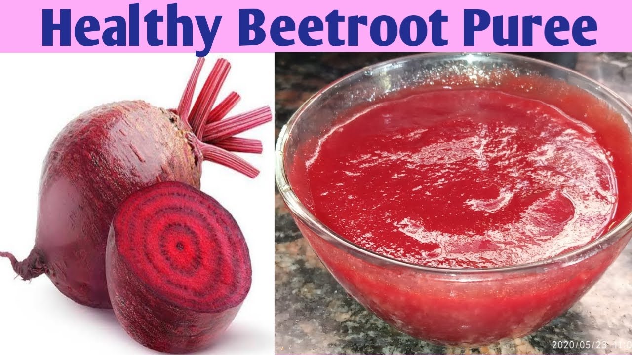 How to make Beetroot Puree for babies in tamil/ Baby foods/ Beetroot ...