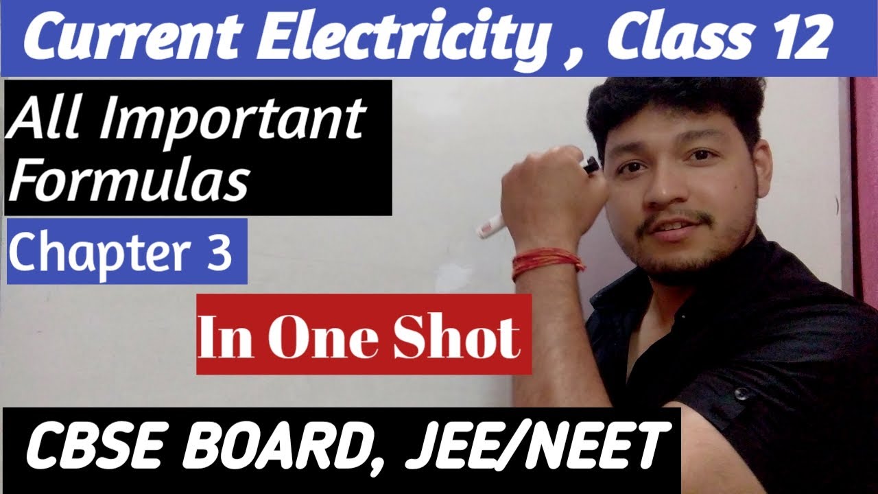 Current Electricity All Formulas Class 12 | Important | Physics Chapter ...