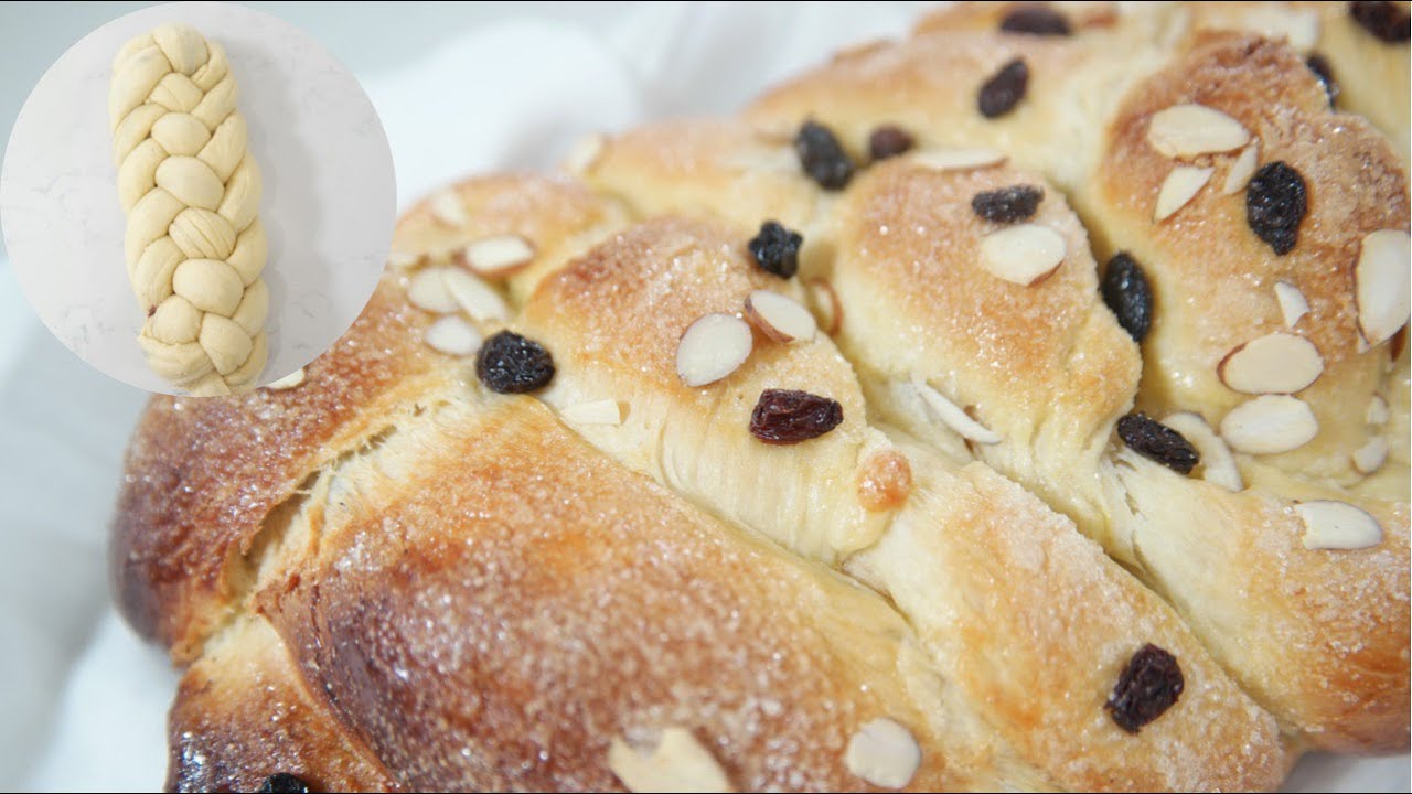 Sweet Easter Bread with Raisins - YouTube