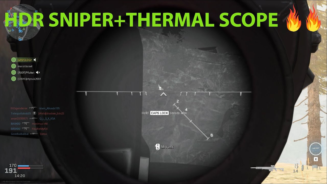 C a l l o f D u t y warzone | HDR SNIPER ,the monser of the game ...