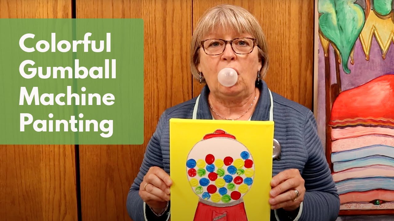 Colorful Gumball Machine Painting | Arts & Crafts for Kids - YouTube